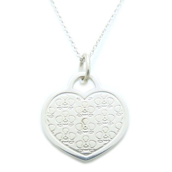 Tiffany & Co. | Jewelry | Tiffany Co Heart Necklace In Sterling Silver ...